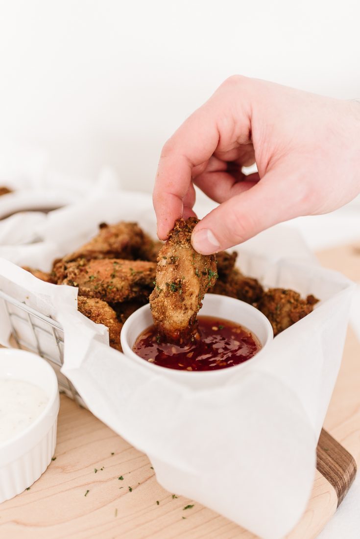 Crispy Oven-Baked Chicken Wings - Nick + Alicia