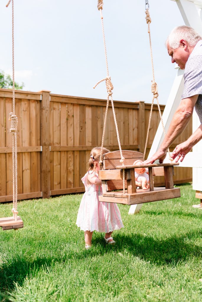 Simple Wooden Swing Set Plans - Nick + Alicia