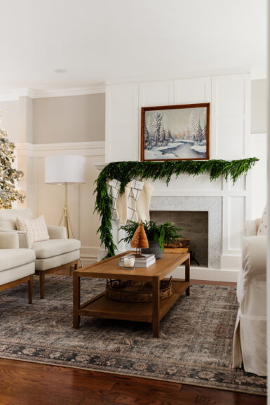 How to Decorate Your Living Room for Christmas - Nick + Alicia