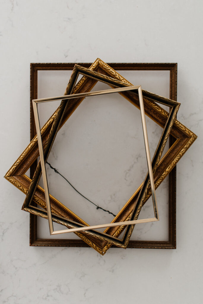 How to Frame Art Using Vintage Picture Frames - Nick + Alicia