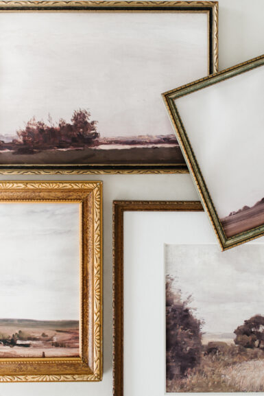 How to Frame Art Using Vintage Picture Frames - Nick + Alicia