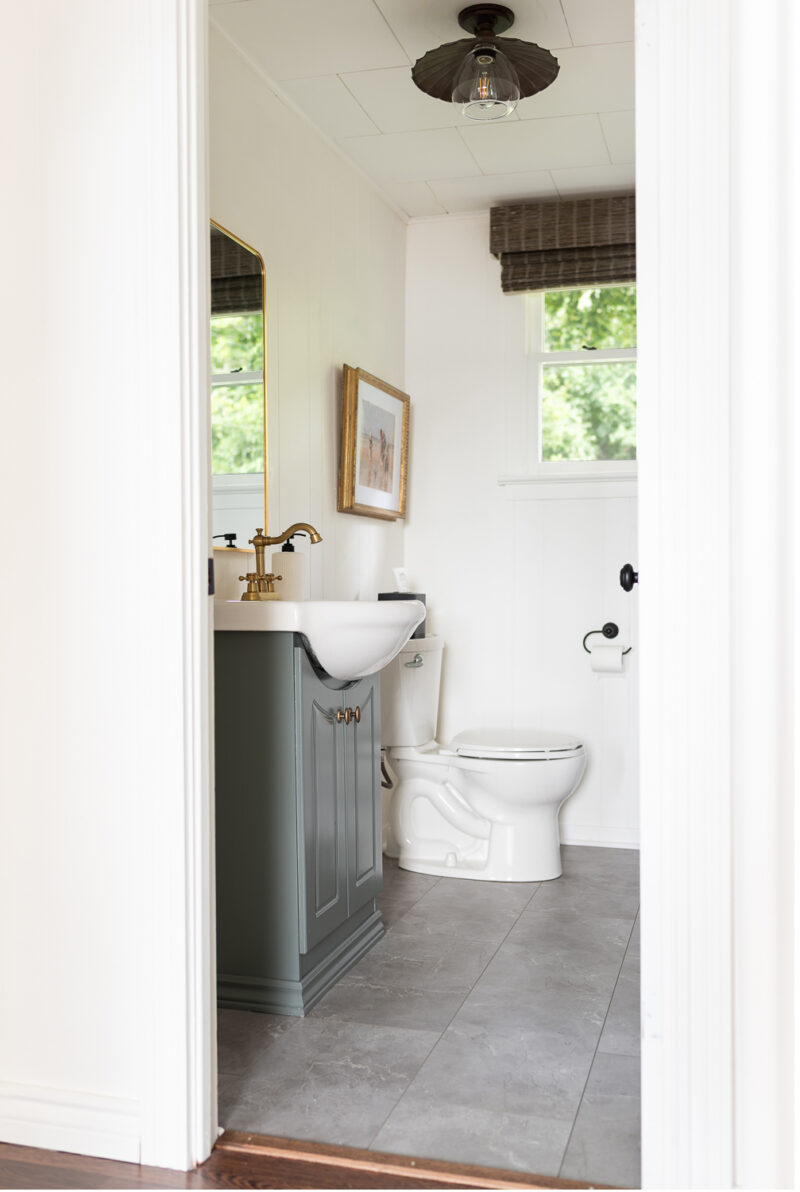 The Cottage Remodel - A Simple Cottage Bathroom - Nick + Alicia